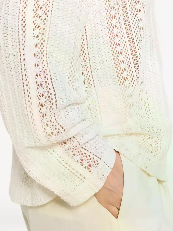 LOW CLASSIC Lace Button Shirt