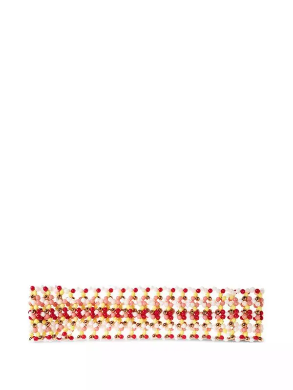 Etro Beaded Logo-plaque Headband