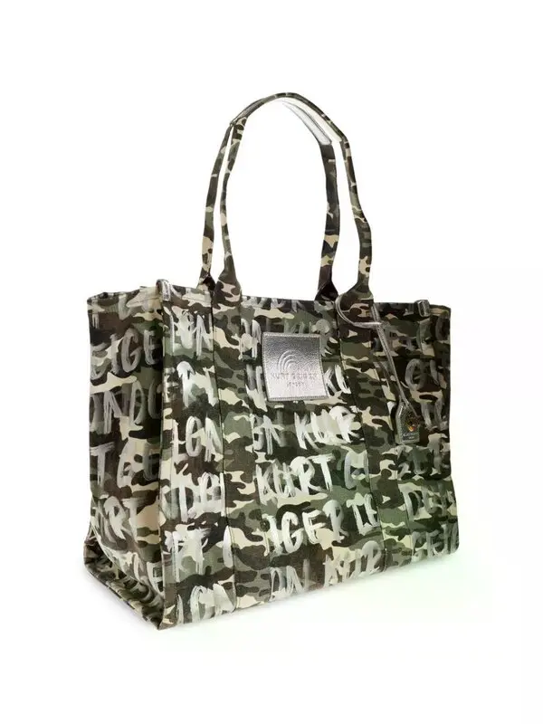 Kurt Geiger Camouflage-pattern Tote Bag - Green