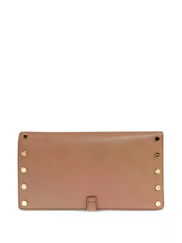 GANNI Studs-embellishment Flap Wallet