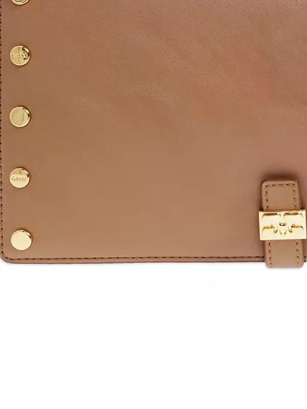 GANNI Studs-embellishment Flap Wallet