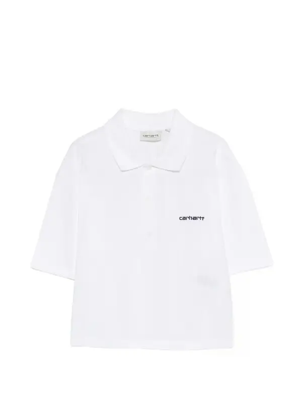 Carhartt Work In Progress Logo-embroidered Polo Top