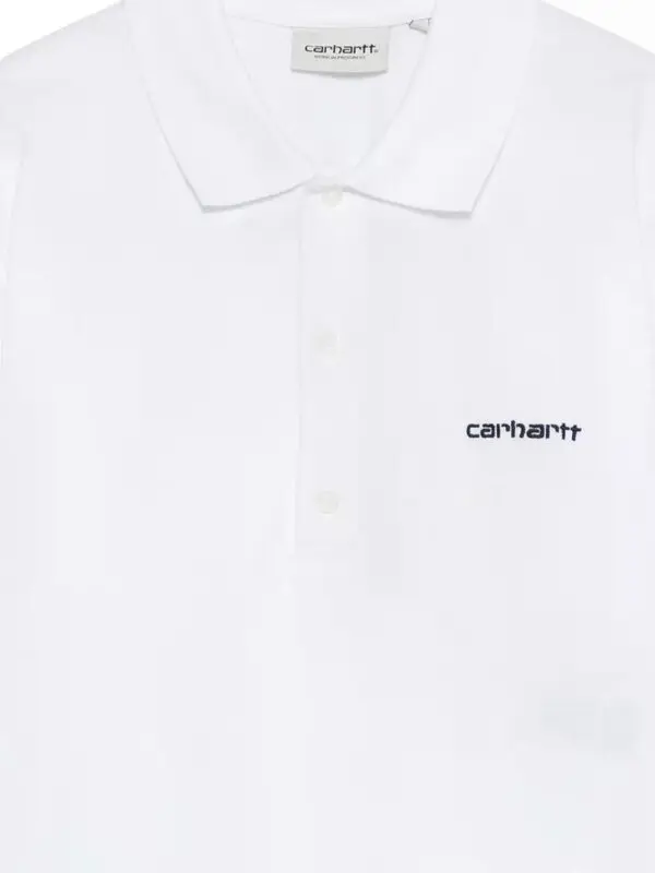 Carhartt Work In Progress Logo-embroidered Polo Top