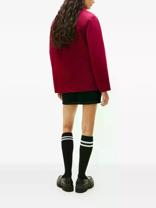 Tommy Hilfiger Corduroy-collar Jacket - Red