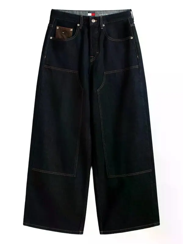 Tommy Hilfiger Paneled Straight-leg Trousers