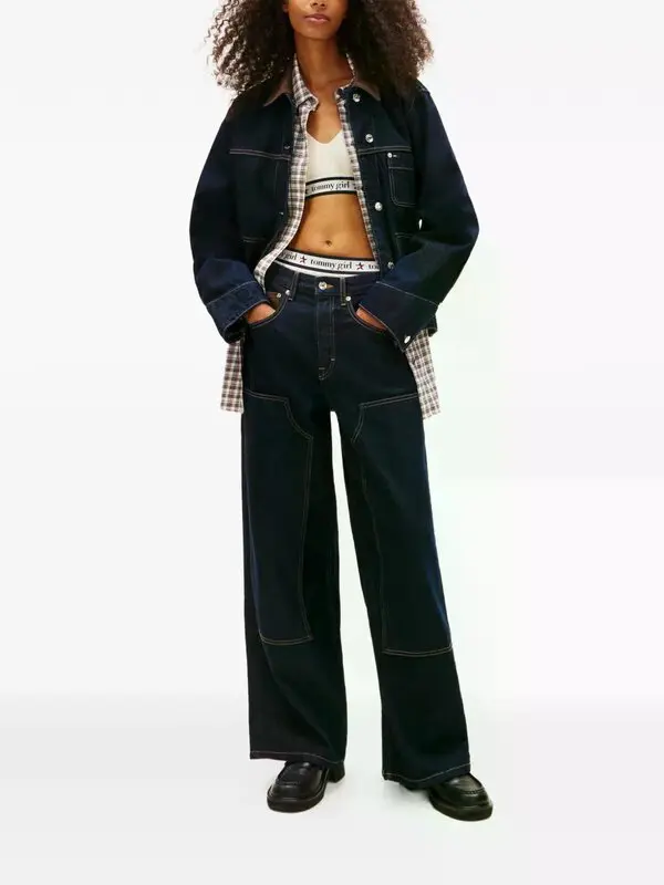 Tommy Hilfiger Paneled Straight-leg Trousers