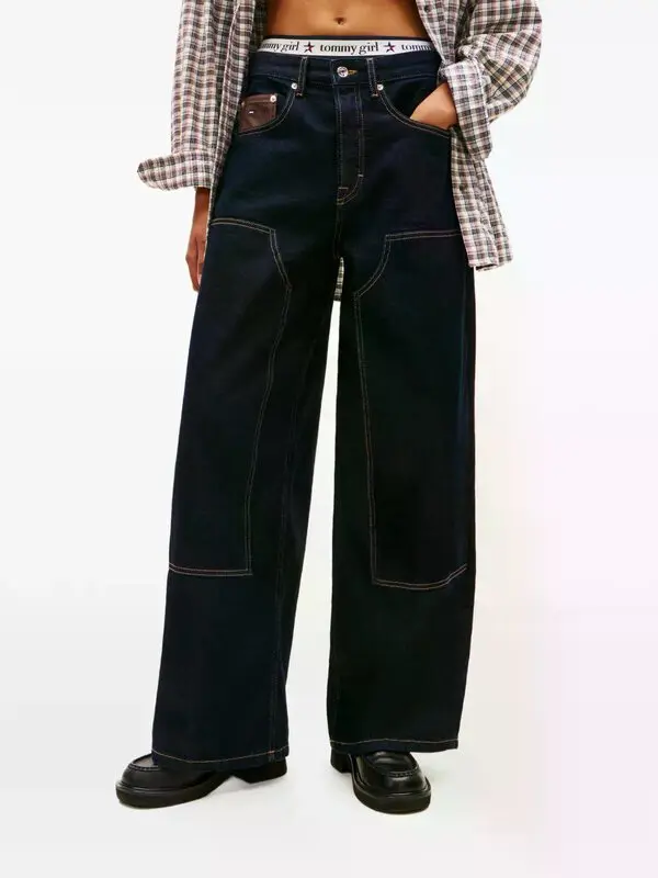 Tommy Hilfiger Paneled Straight-leg Trousers