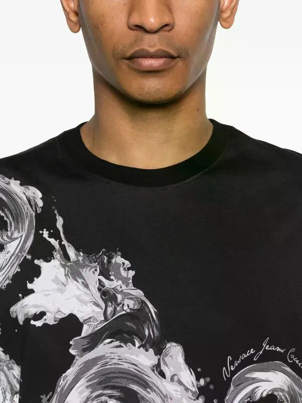 Versace Barocco-print T-shirt