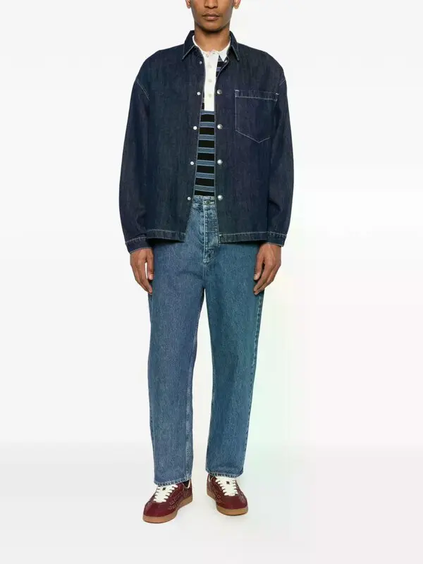 7 For All Mankind Patch-pocket Overshirt - Blue