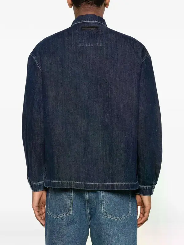7 For All Mankind Patch-pocket Overshirt - Blue