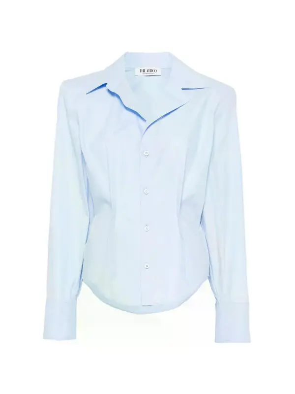 Attico Pointed-collar Buttoned Shirt