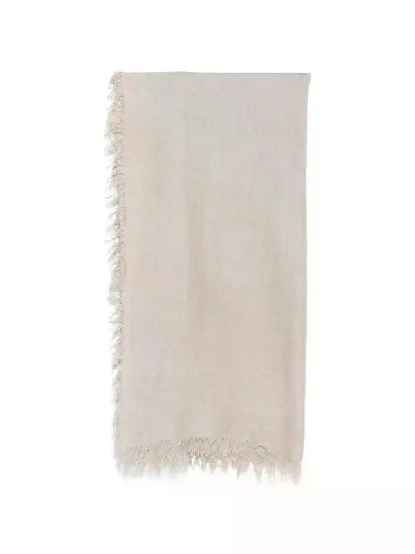 Faliero Sarti Enrica/m Fringed Scarf - Neutrals