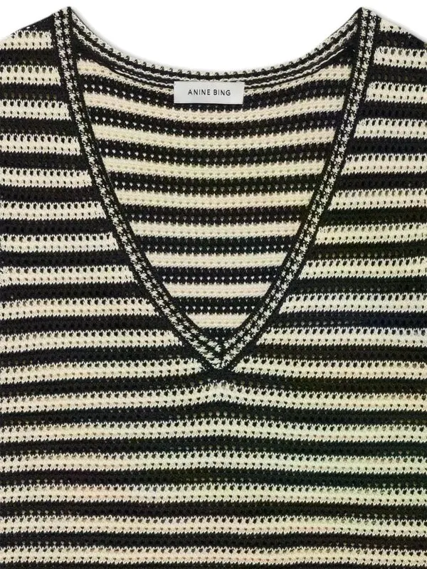 ANINE BING Lowen Striped Vest