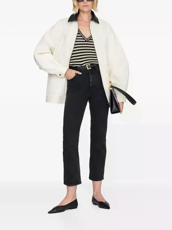 ANINE BING Lowen Striped Vest