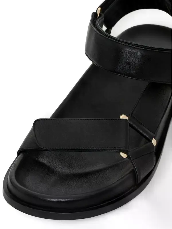 ANINE BING Jesse Touch-strap Sandals - Black