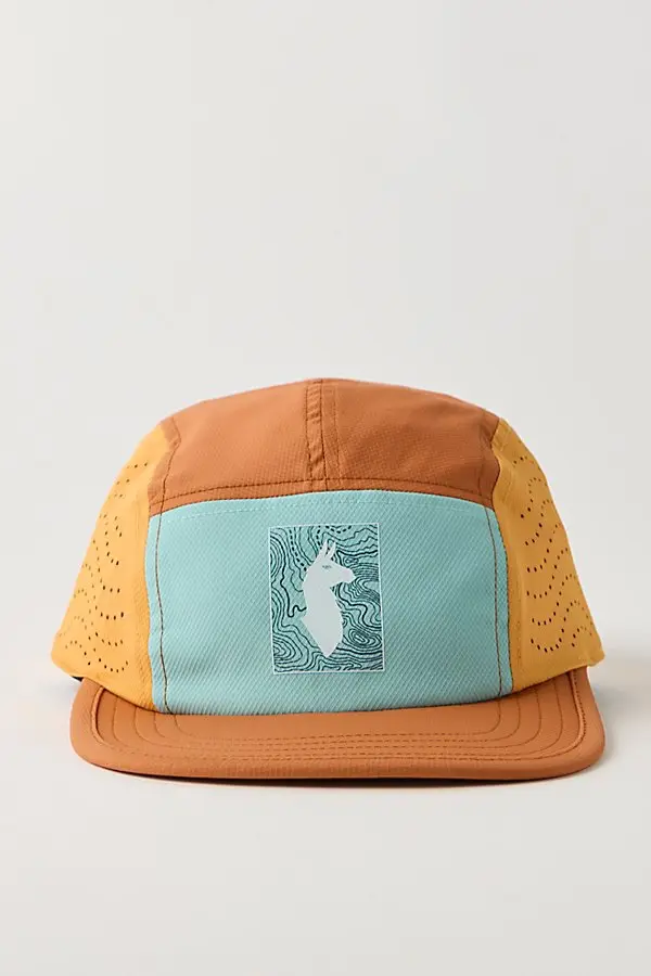 COTOPAXI Tech Plus 5-panel Hat - Tidepool And Whiskey