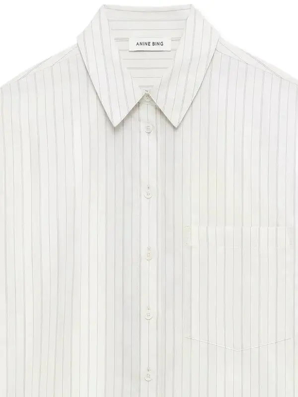 ANINE BING Essie Pinstripe Shirt