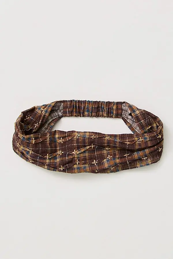 Free People Kaia Soft Headband - Chocolate