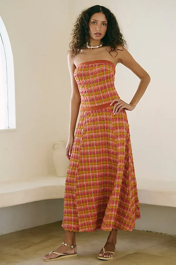 Free People Picnic Perfection Midi Dress