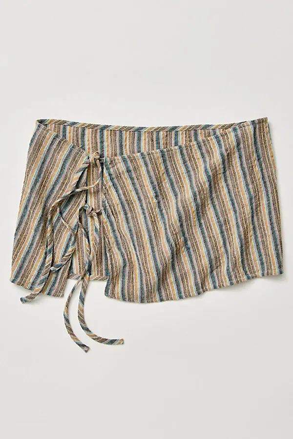 Free People Beach Break Stripe Sarong - Cabana Combo