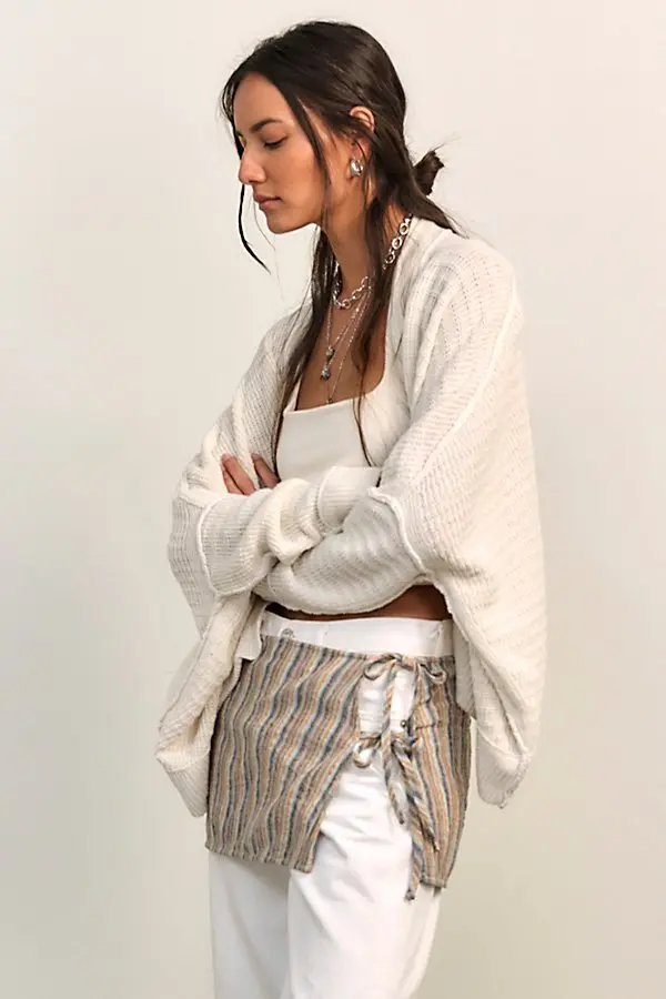 Free People Beach Break Stripe Sarong - Cabana Combo