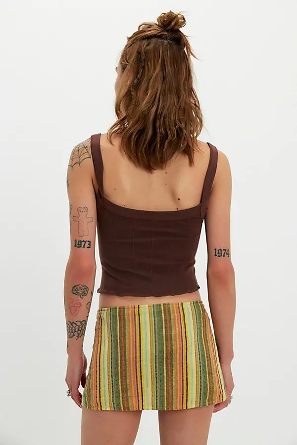 Free People Beach Break Stripe Sarong - Citrus Combo