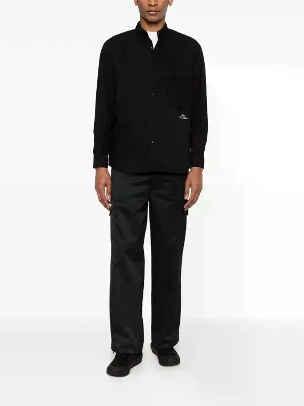 Stone Island Chest-pocket Embroidery Shirt