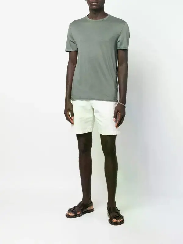 Fedeli Short-sleeve Cotton T-shirt - Green