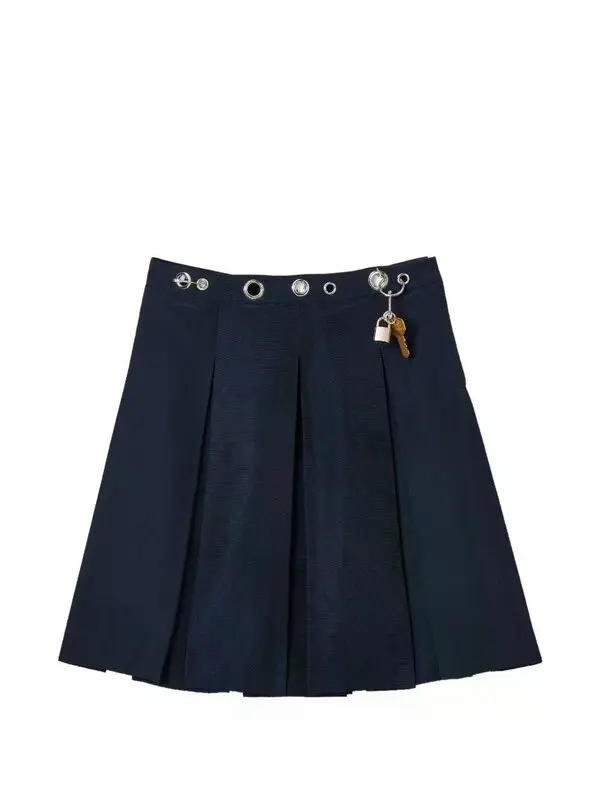 Marc Jacobs Safety Pin Pleated Midi Skirt