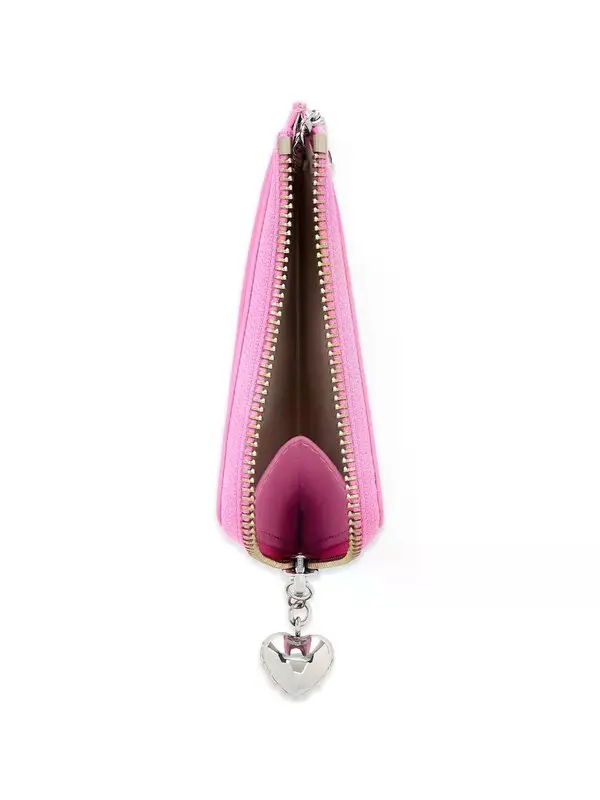 Marc Jacobs Logo Charm Zip Wallet - Pink