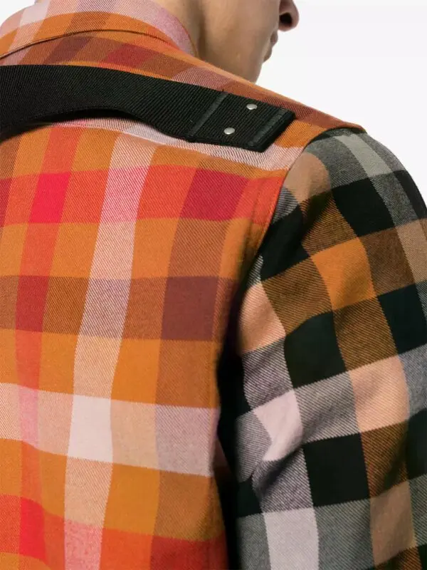 Rick Owens Plaid Flannel Shirt