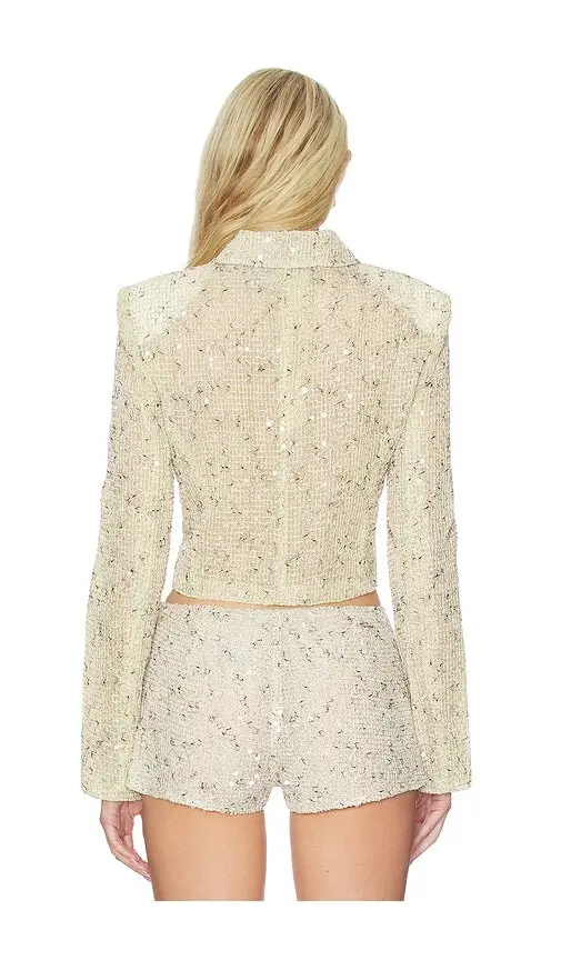 Lioness Sequin Cropped Jacket