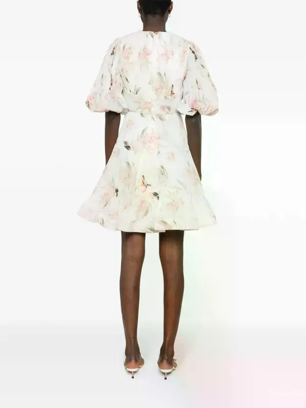 Zimmermann Pleated Midi Dress - Neutrals
