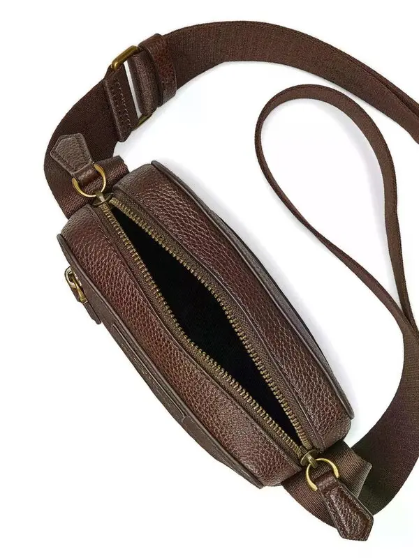 Polo Ralph Lauren Pebbled Leather Messenger Bag