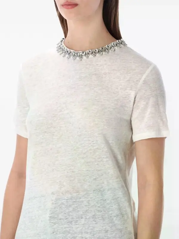 Zimmermann Crystal-embellished T-shirt