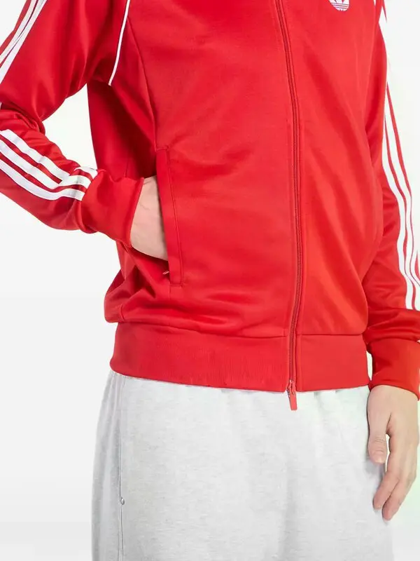 Adidas Sst Zipped Sweater - Red