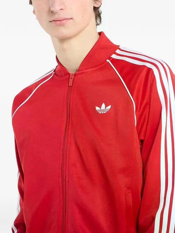 Adidas Sst Zipped Sweater - Red