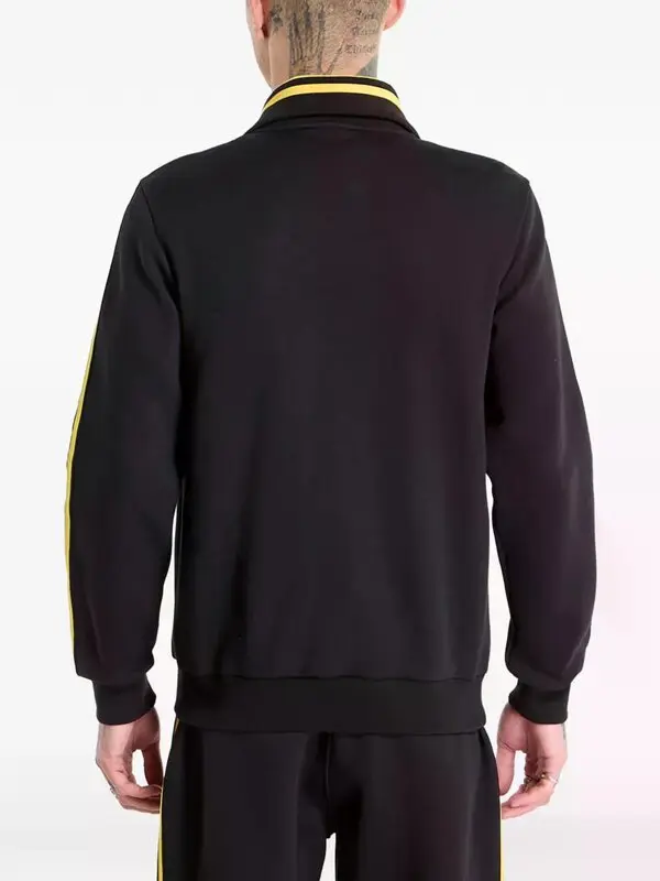 Adidas Stripe-detail Zip-up Sweatshirt