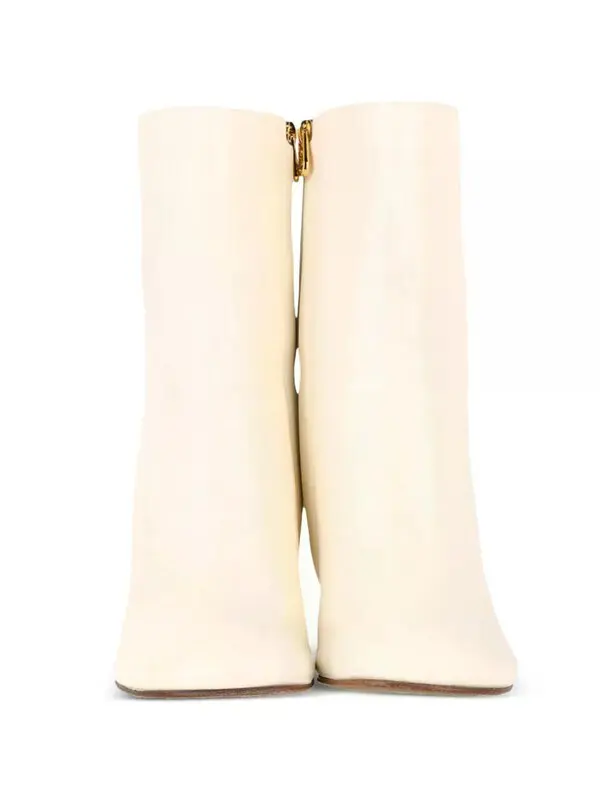 Fendi First Leather Ankle Boots - Neutrals