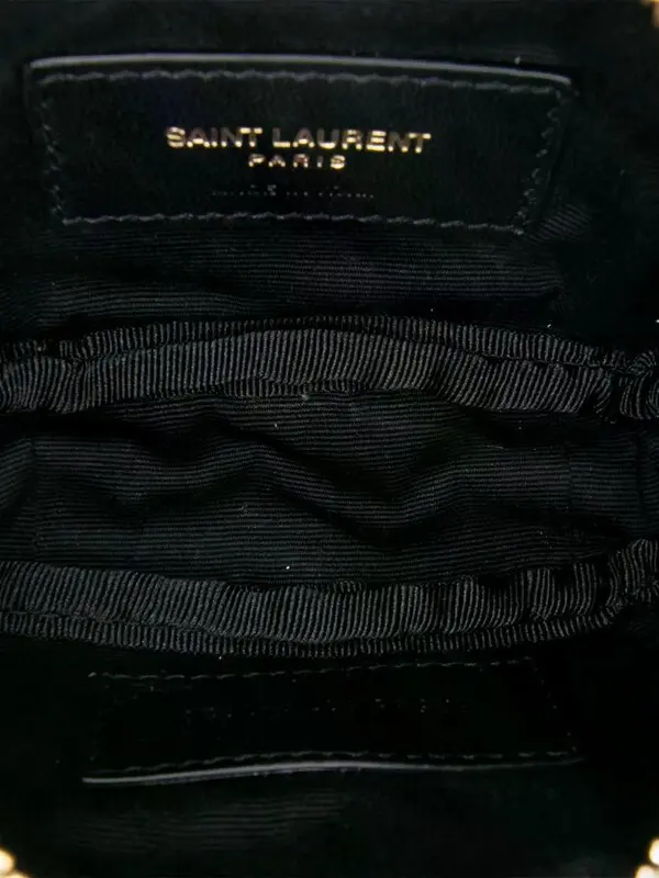 Saint Laurent Baby Calfskin Monogram Lou Camera Bag - Red