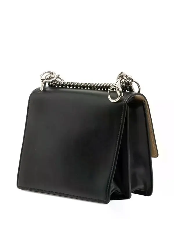 Fendi Small Leather Kan I Crossbody Bag