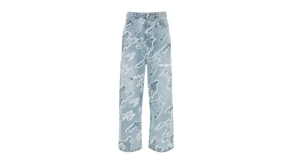 FREE REFILLS Checks Distressed Denim Jeans