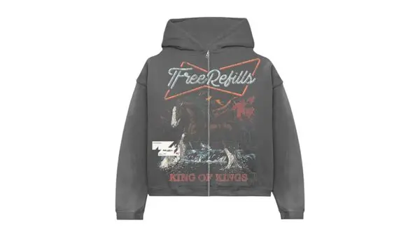 FREE REFILLS Kings Zip-up Hoodie
