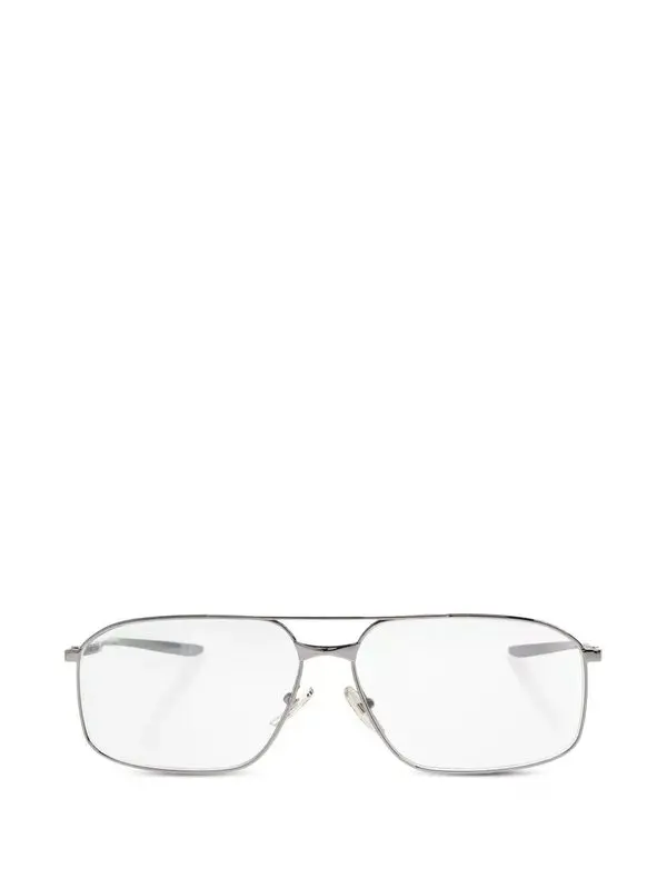 Balenciaga Rectangle-frame Sunglasses - Silver