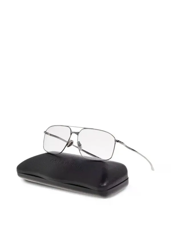 Balenciaga Rectangle-frame Sunglasses - Silver