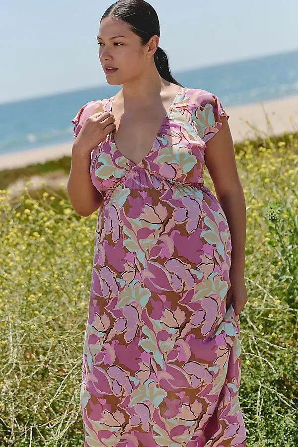 JULA Willow V-neck Midi Dress
