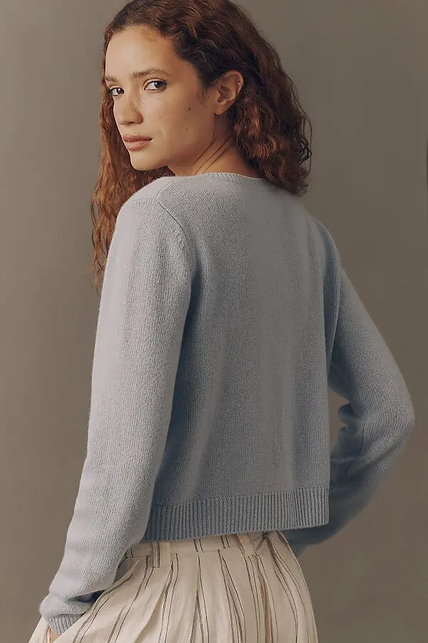 REFORMATION Clara Cashmere Cardigan - Bayou