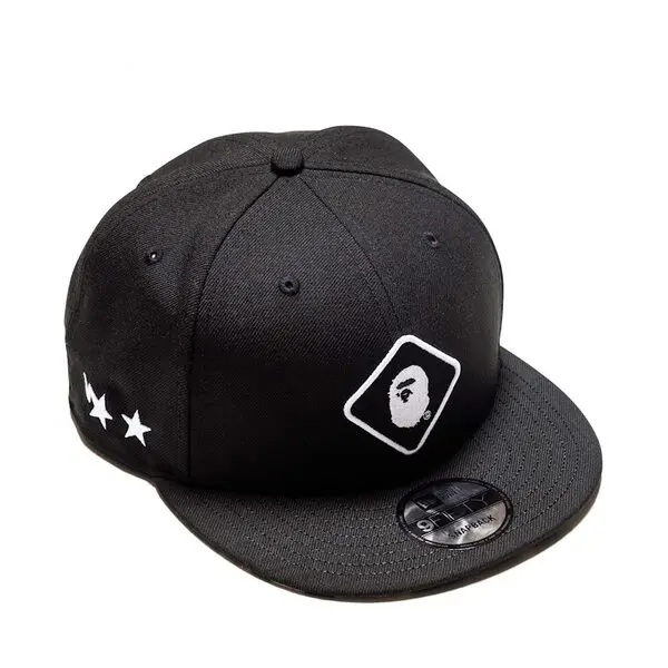 A BATHING APE X F.c.r.b. Emblem 9fifty Snapback Cap - Black
