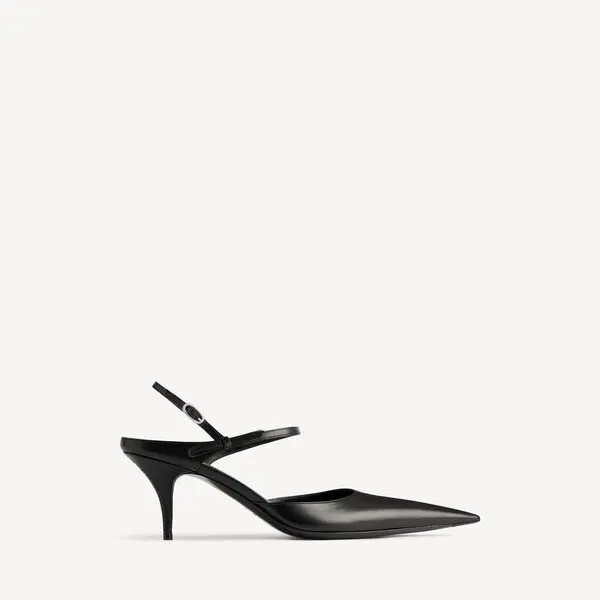 Balenciaga Avenue Bow Slingback - Black