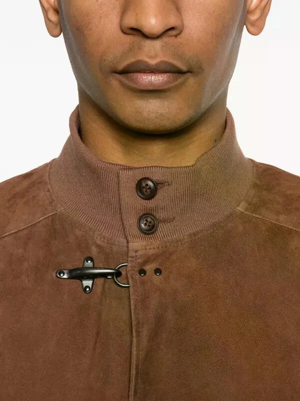 FAY Flap-pocket Bomber Jacket - Brown